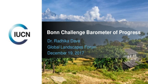 Bonn challenge barometer of progress - CIFOR-ICRAF Conhecimento ...