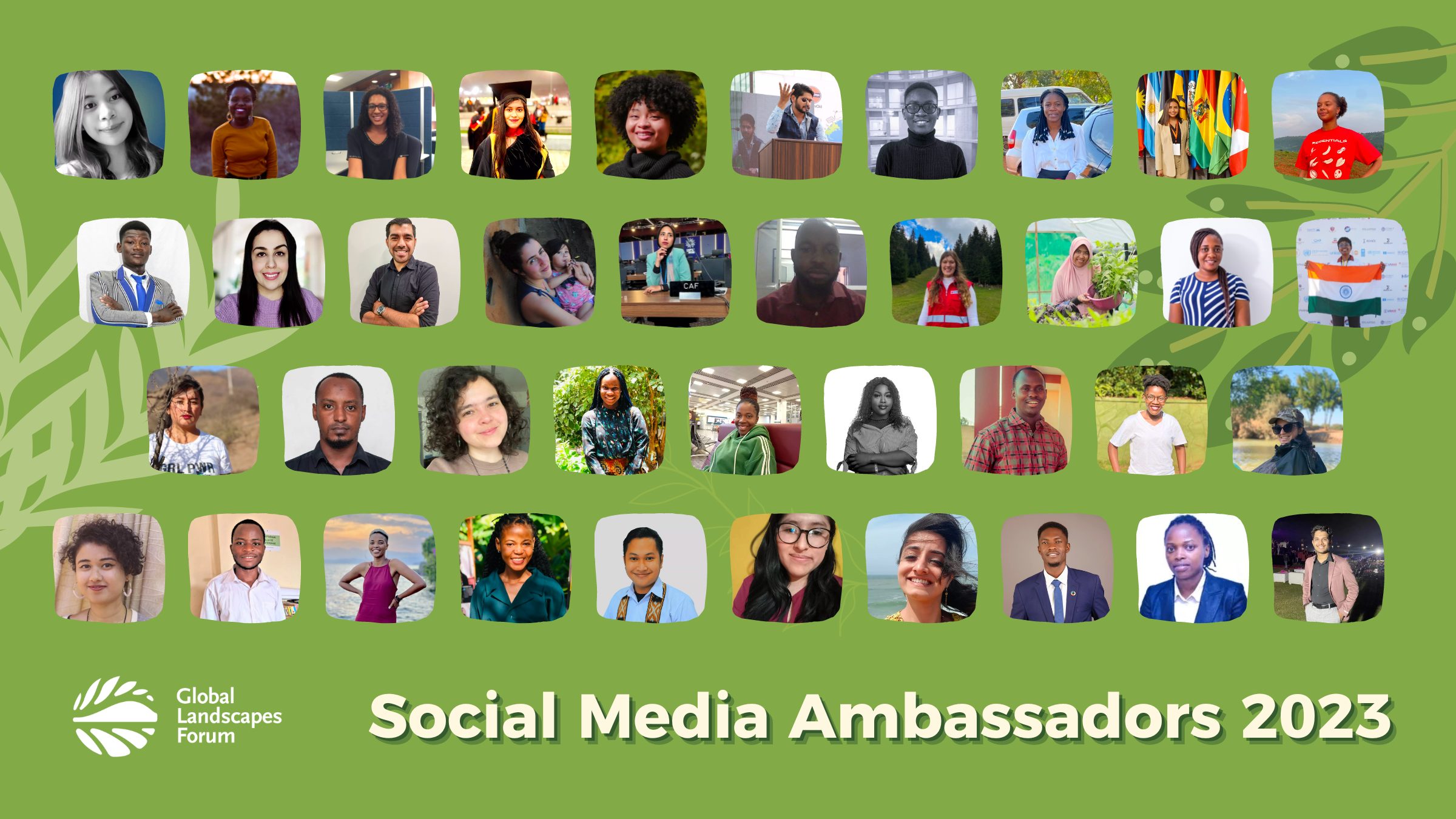 News: Meet the GLF Social Media Ambassadors for 2023 - Global Landscapes Forum