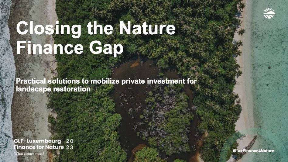Closing the Nature Finance Gap - CIFOR-ICRAF Knowledge
