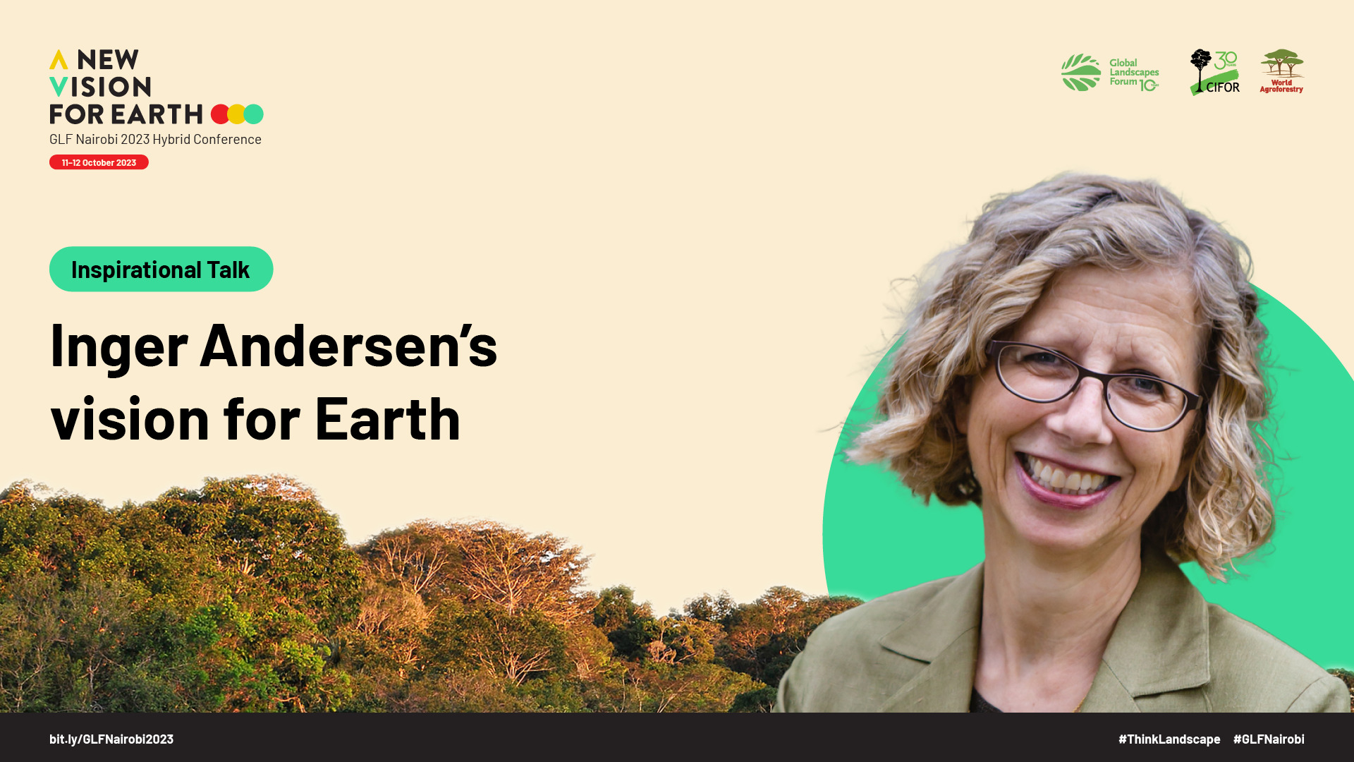 Video: Inger Andersen’s vision for Earth - Global Landscapes Forum